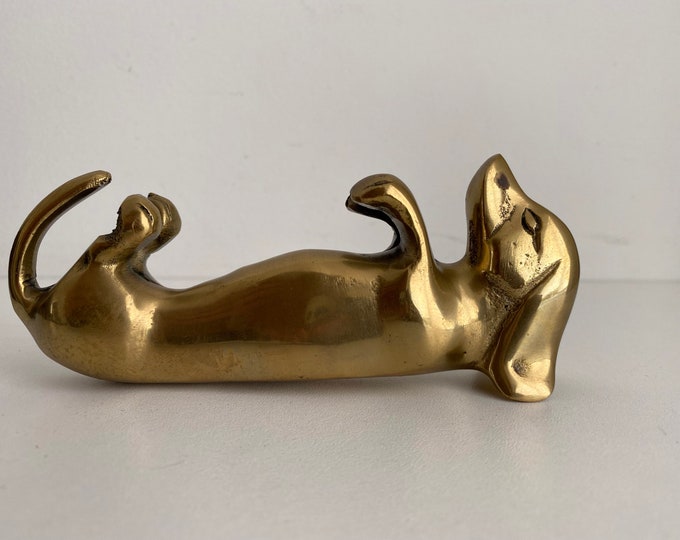 Vintage Brass Caravell Design Dachshund - Etsy