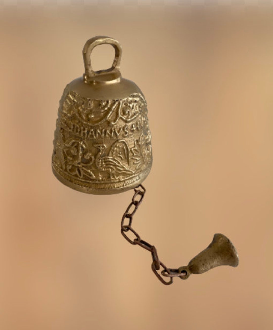 Small Antique English Brass Sanctuary Church Bell - Etsy