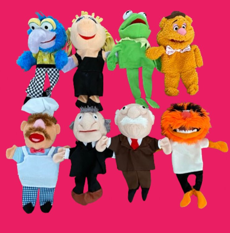Set of 8 Hand Hand Puppets the Muppets - Etsy
