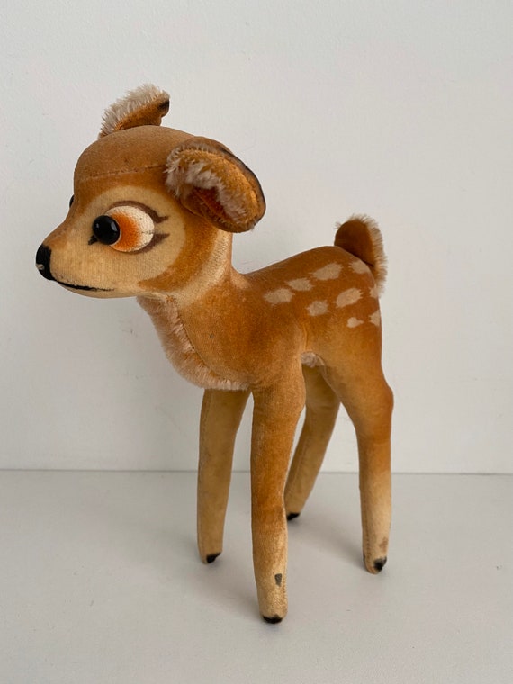 Jaren 1960 Bambi Steiff Vintage Echte Schattige Disney Bambi | Etsy