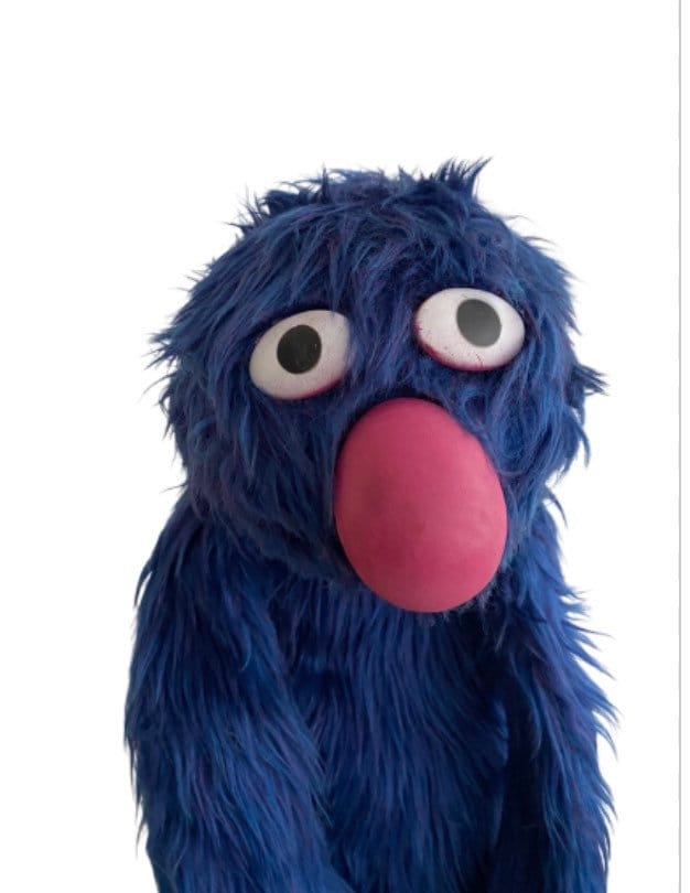 Blue Muppet From Sesame Street