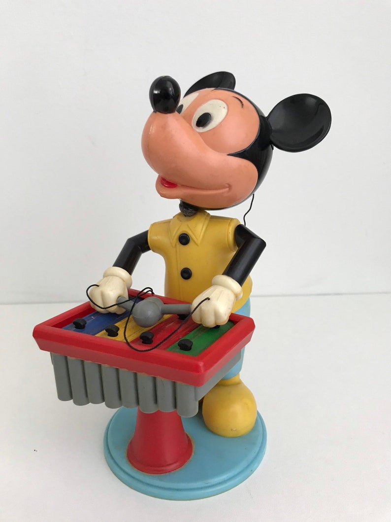 Vintage jaren 1950/60 Mickey Mouse String Hand Puppet Xylofoon - Etsy ...