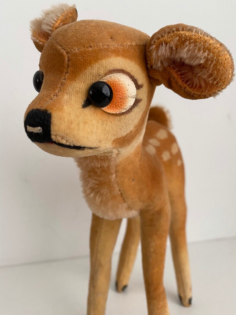 Jaren 1960 Bambi Steiff Vintage Echte Schattige Disney Bambi | Etsy