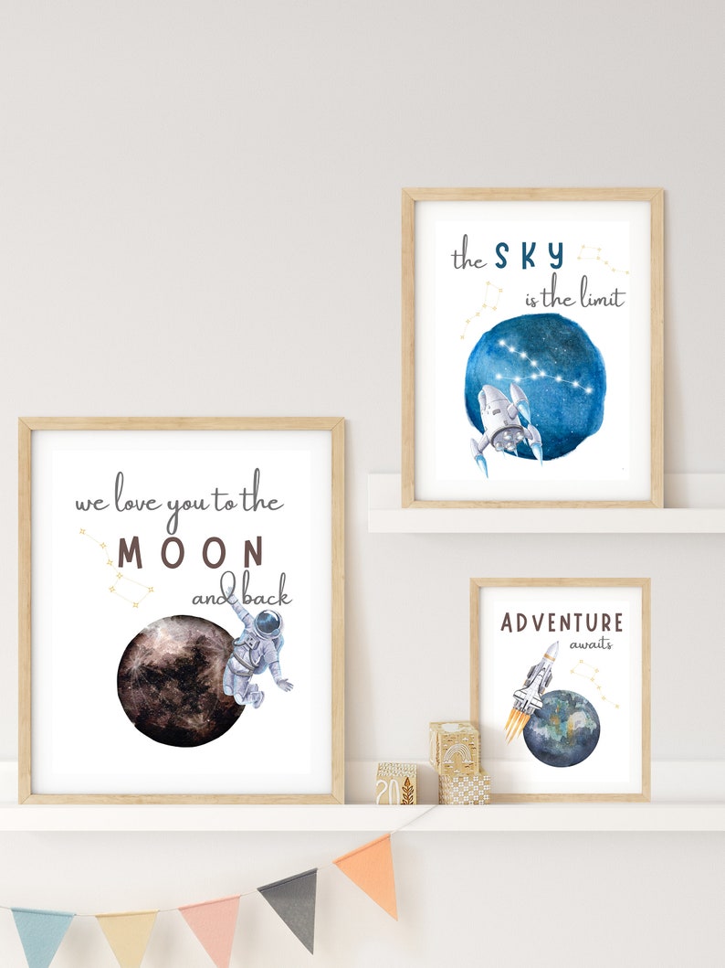 Set of 3 Printable Art Boys Room Decor Boys Wall Art Boys | Etsy