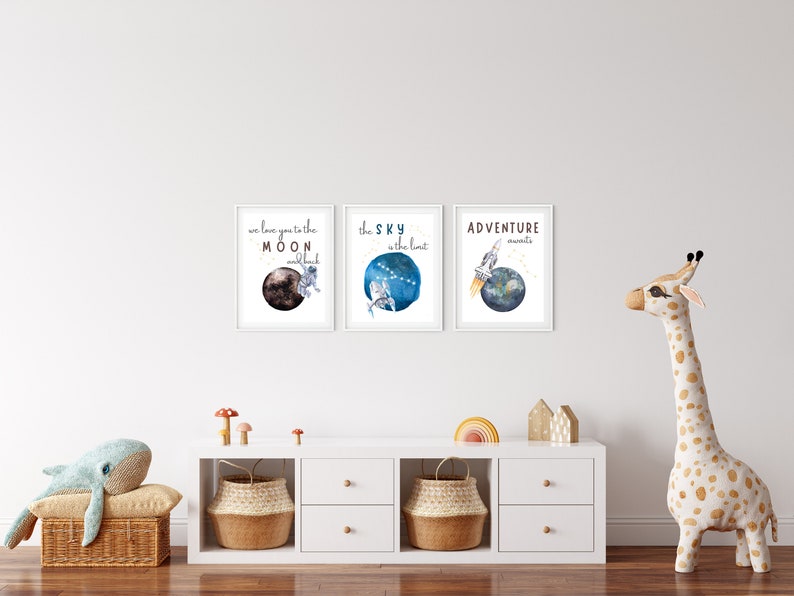 Set of 3 Printable Art Boys Room Decor Boys Wall Art Boys | Etsy