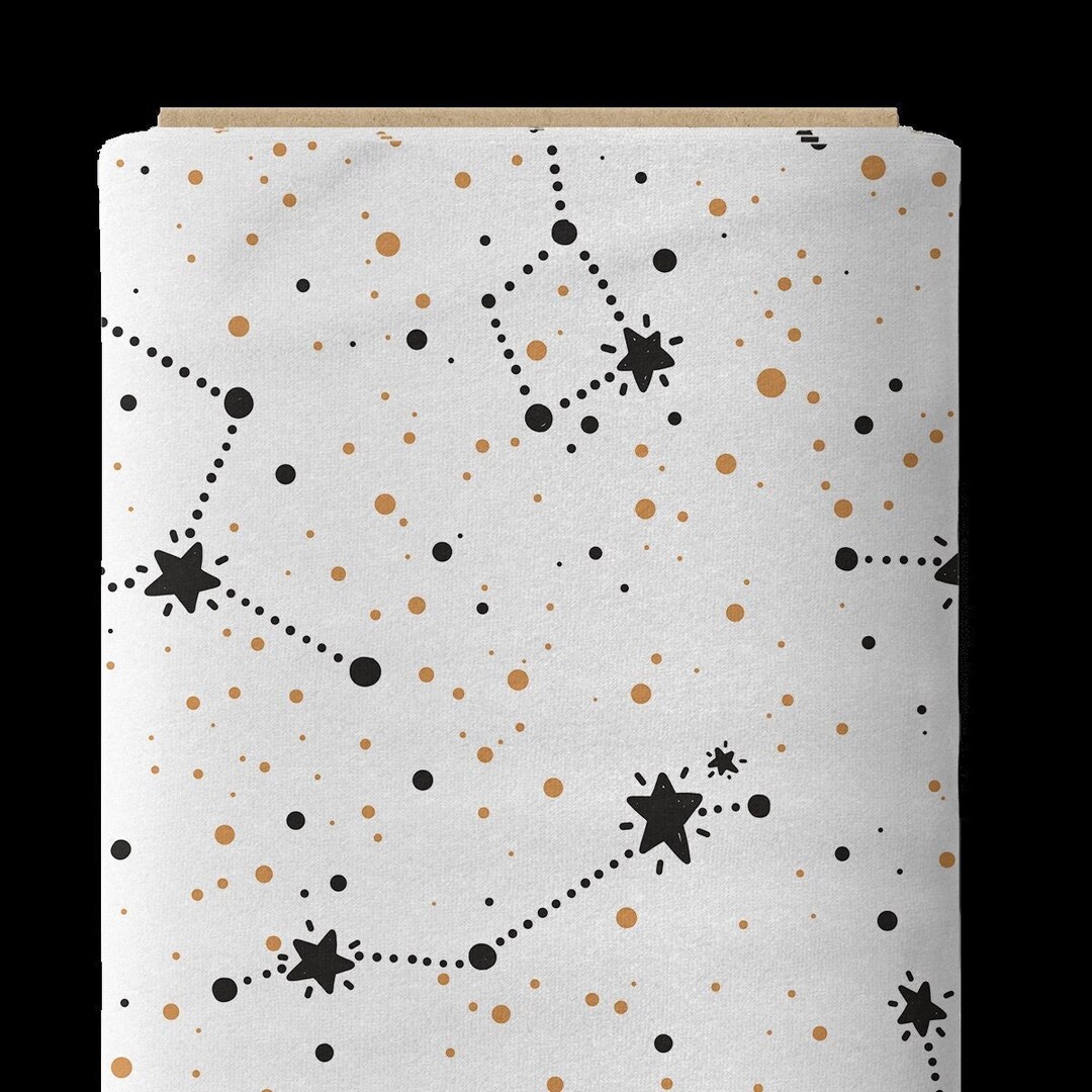 Cotton Fabric Constellations, Fabric, Children's Fabric - Etsy