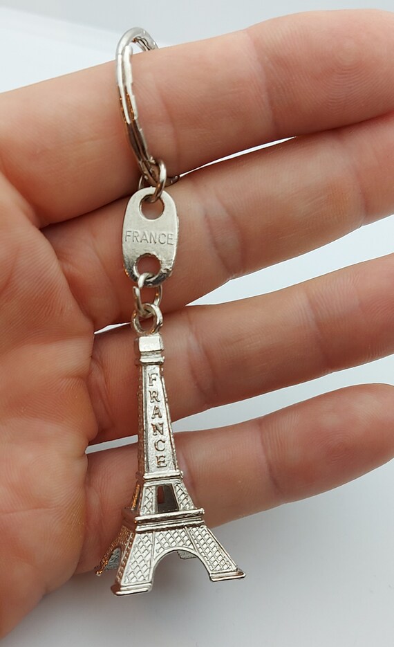 La Tour Eiffelv France Paris Vintage Keychains Key Keyring - Etsy