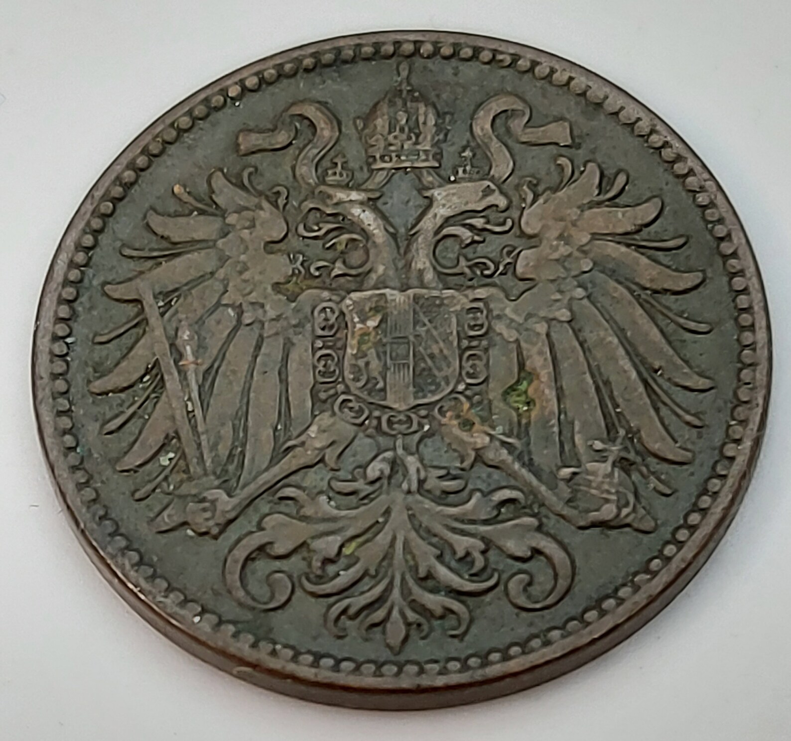 2 Heller 1896. Coins From Austria Hungary, Franz Joseph I, Bronze ...