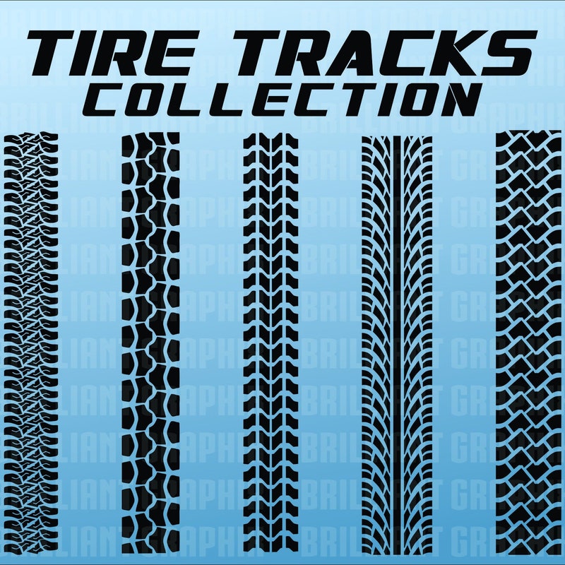 Tire Racing Tracks Stencil - Etsy