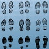 Shoe Prints SVG - Hiking Boot Sole Walking Foot Prints Printable Clipart Cut File, Instant ...