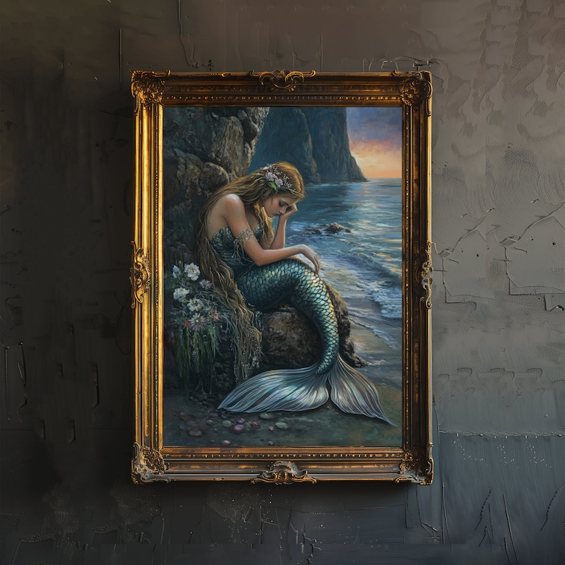 Dark Rustic Mermaid - Etsy UK