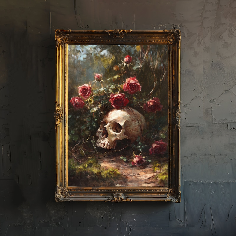 Skull Poster - Etsy UK