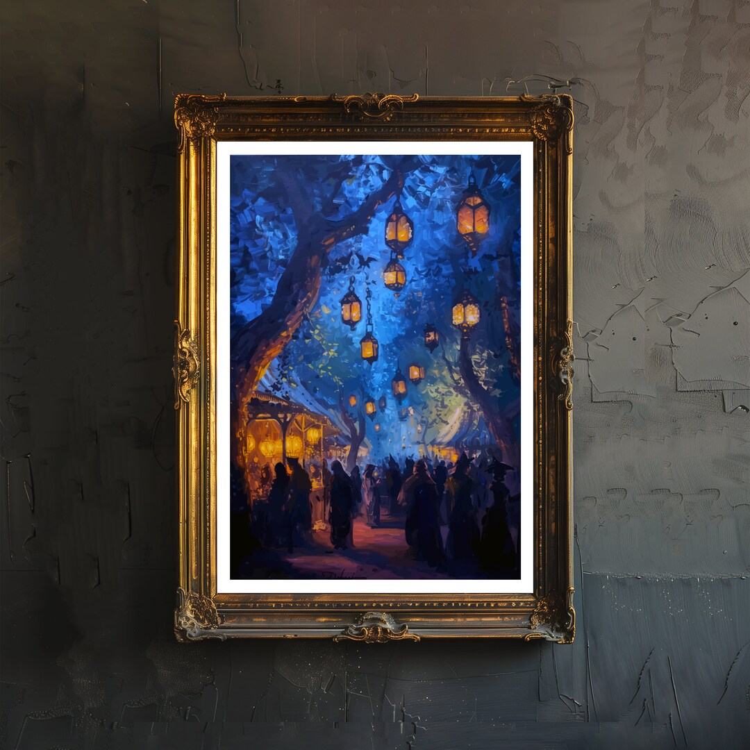 Witches Market Cottagecore Art Print Poster Wall Decor Enchanted ...
