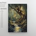 Willow Tree Fairies Poster Cottagecore Decor Dark Academia Art ...