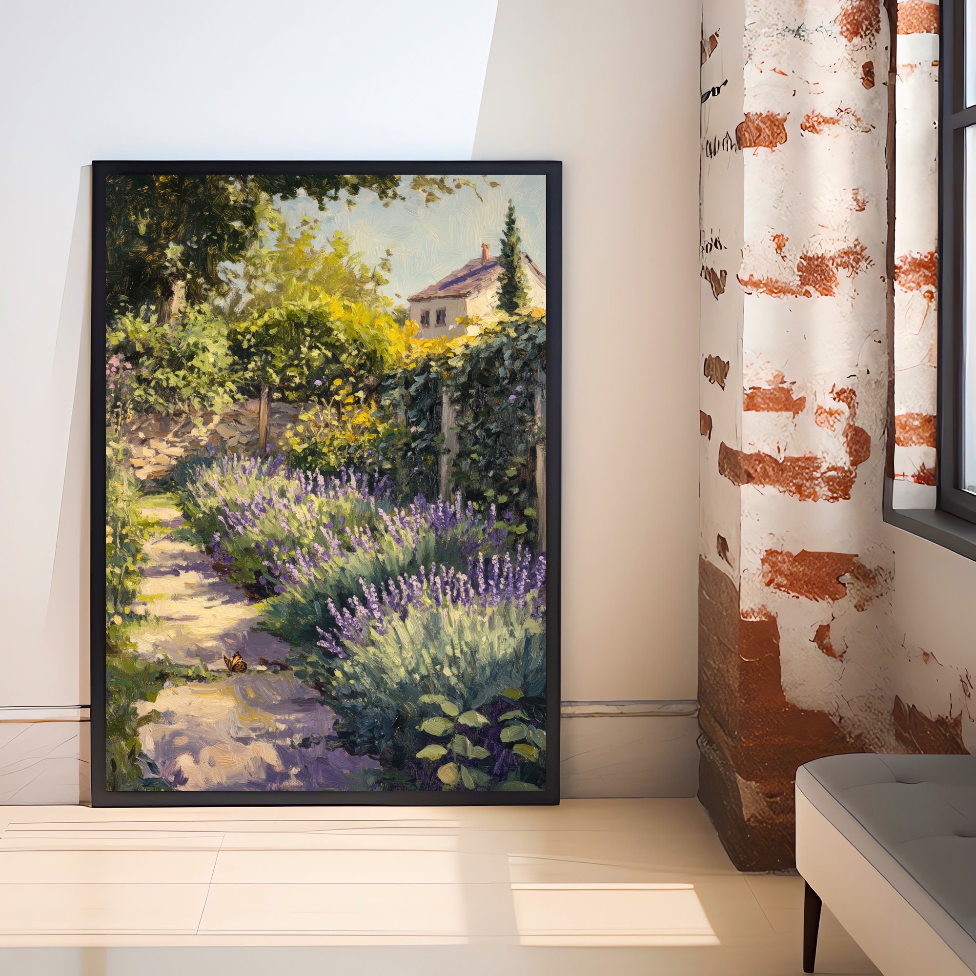 Herb Garden Cottagecore Poster Kitchen Print Dark Academia Art ...