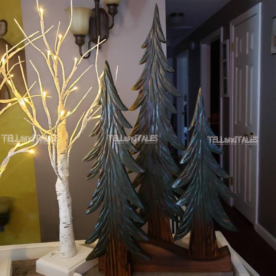 Tall Pines Tree Set - Etsy