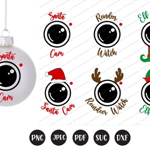 Santa Cam SVG | Elf Watch Svg | Elf Cam Svg | Reindeer Watch Svg ...