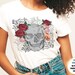 FLORAL SKULL PNG | Scary Png | Horror Clipart | Spooky Season Png ...
