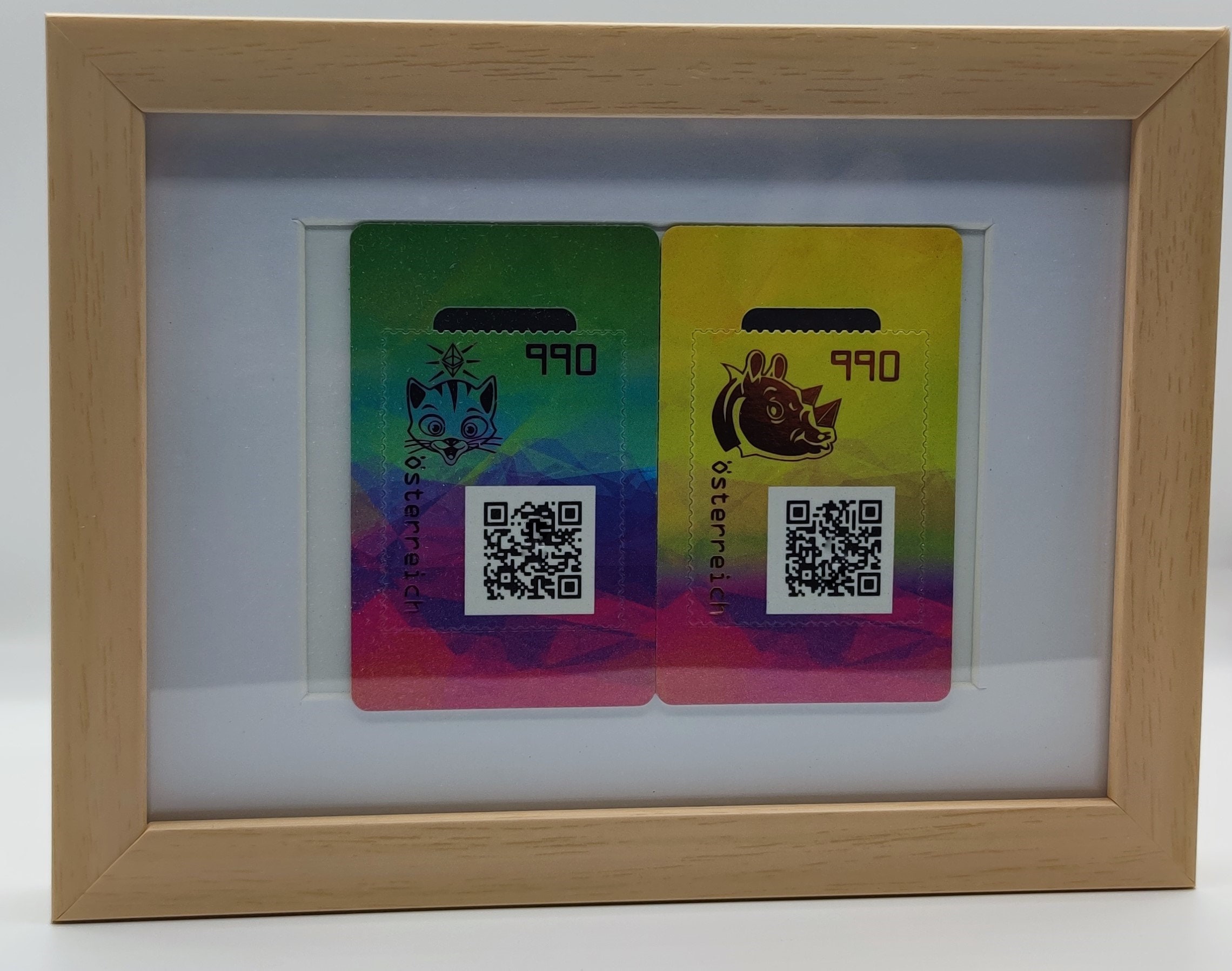 Crypto Stamp 3.1, NFT STAMP, Collector's Stamps, Crypto Stamp, Frame ...