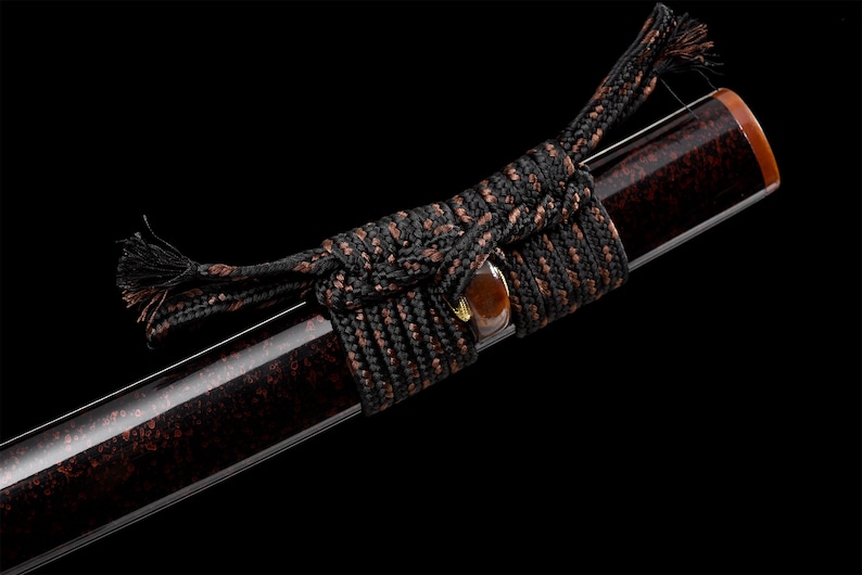 Ghost Design Katana Art Piece - Hand Forged T10 Steel Clay Tempered ...