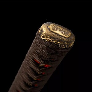 Handmade Crafts Hellfire Katana Sword Handmade Japanese Samurai Sword ...