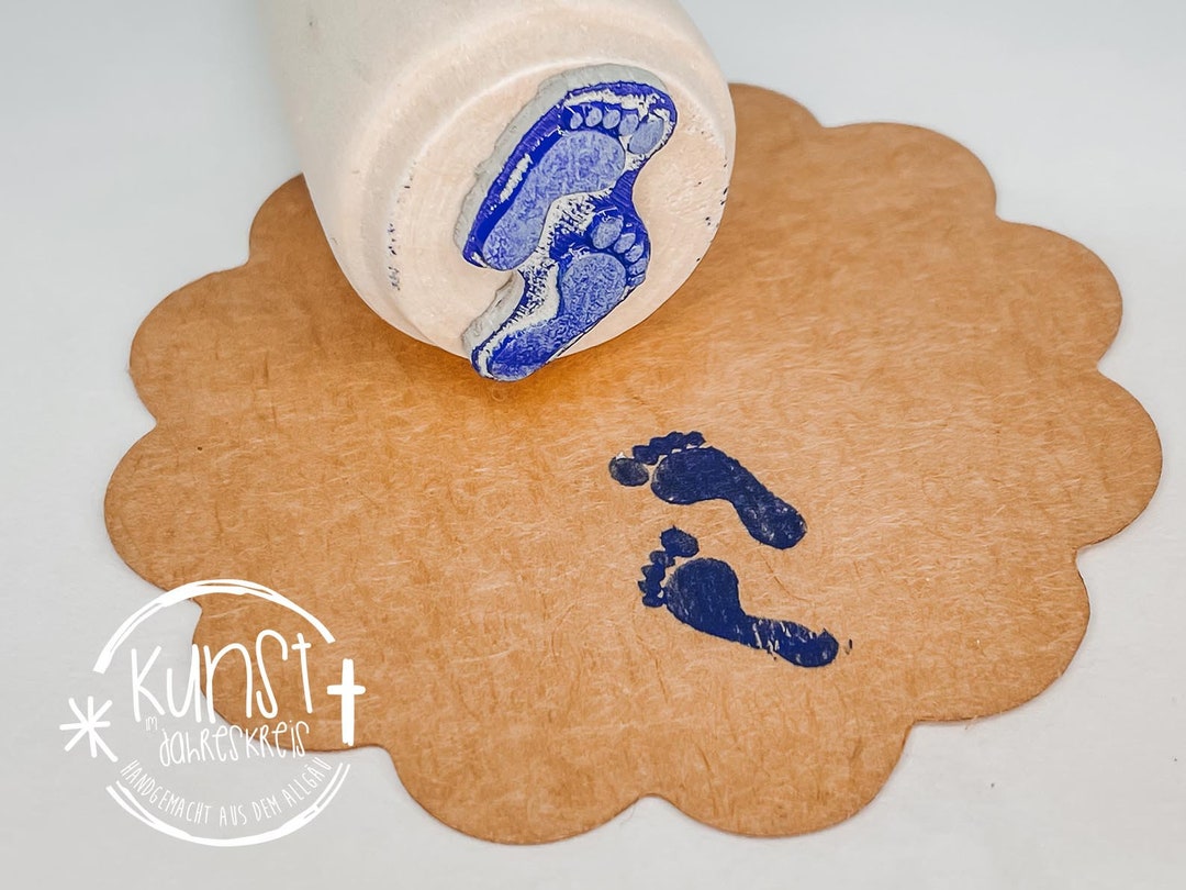 Gnome Miniature Footprint Barefoot Stamp - Etsy
