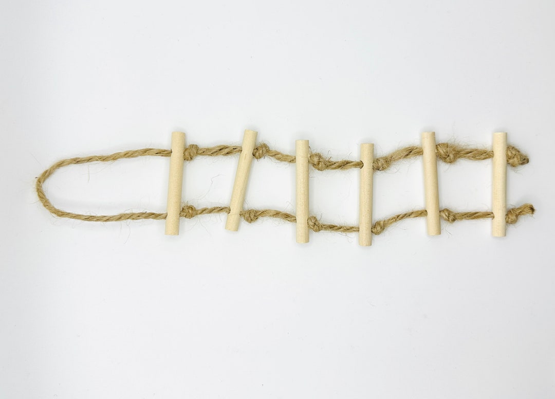 Imp Miniature Rope Ladder Made of Wood - Etsy