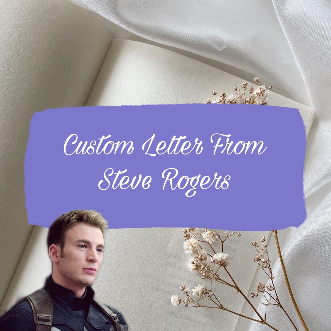 Letter From Steve Rogers - Etsy