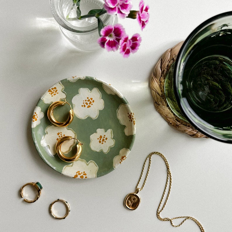 Daisy Handmade Trinket Dish Jewellery Storage Homeware - Etsy