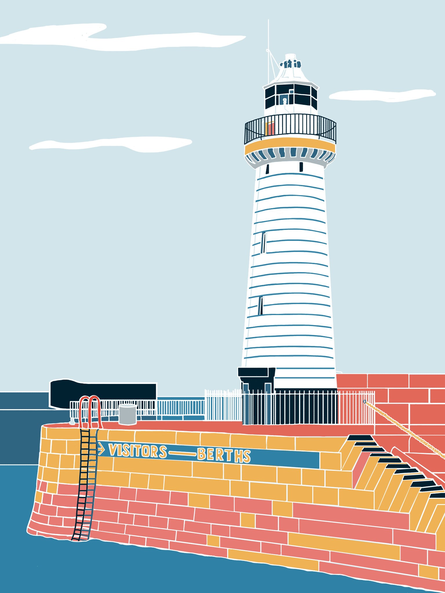 Donaghadee Lighthouse Print - Etsy UK