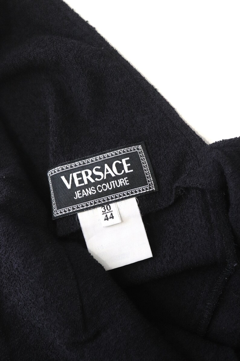 SOLD Please Don't Buy // Vintage 1995 Versace Jeans Couture Scalloped ...