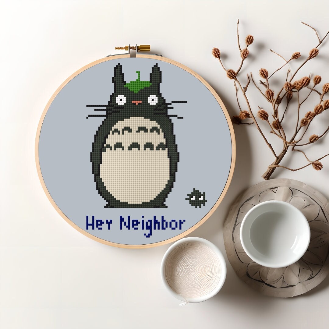 Hey Neighbor | Cross Stitch Chart | Downloadable PDF | Epattern ...
