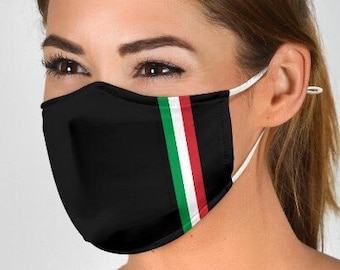 Italian Flag Face Mask - Etsy