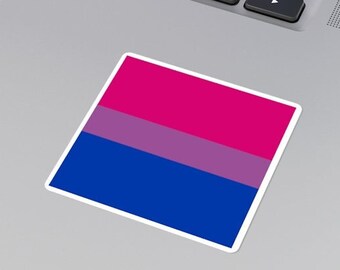 Bi Flag Sticker | Etsy