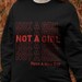 Not a Girl Non Binary Pride Sweatshirt Nonbinary Sweater - Etsy