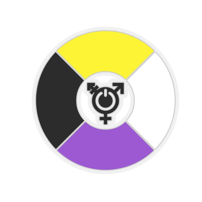 Paper, Party & Kids Craft Supplies & Tools Enby Pride LGBT Stickers ...