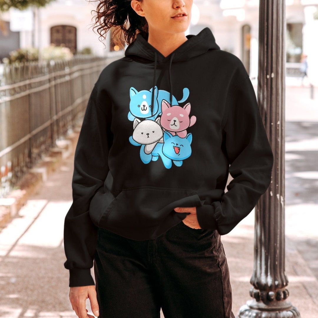 Transgender Cats Hoodie Trans Pride Hooded Sweatshirts Transgender ...