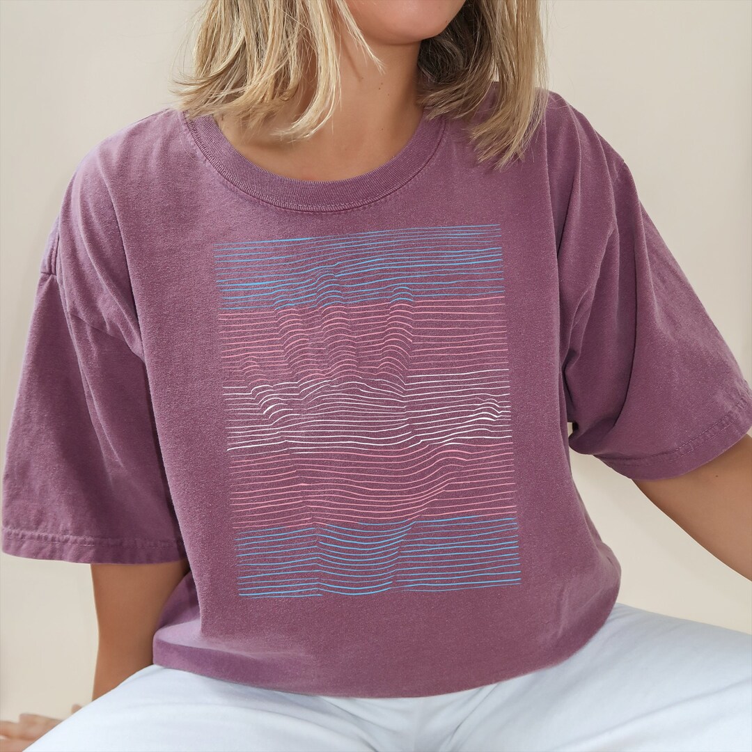 Transgender Trans Pride Shirt Subtle Trans Hand Print Comfort Colors® T ...