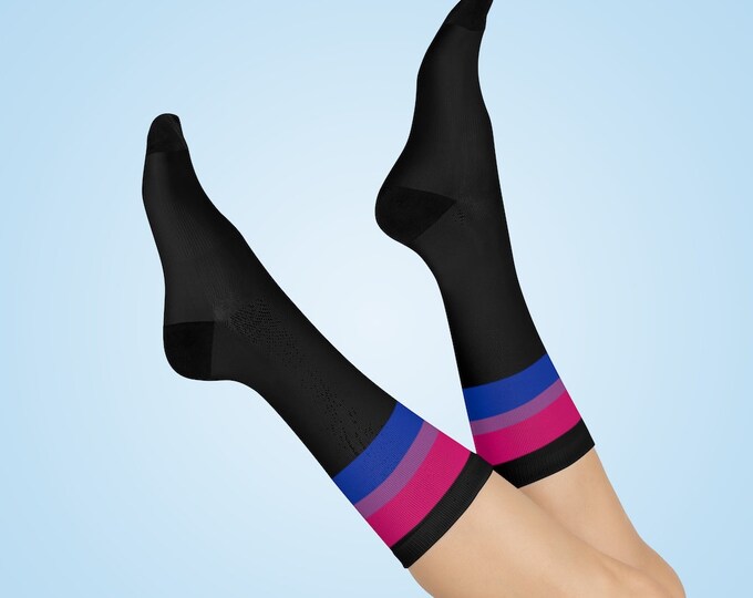 Bisexual Pride Flag Socks Bi Pride Socks LGBT Accessories - Etsy