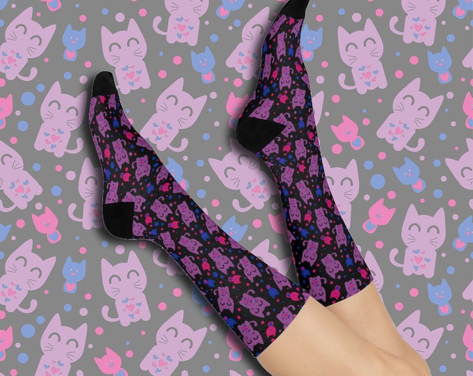 Bisexual Pride Flag Socks Bi Pride Socks LGBT Accessories - Etsy