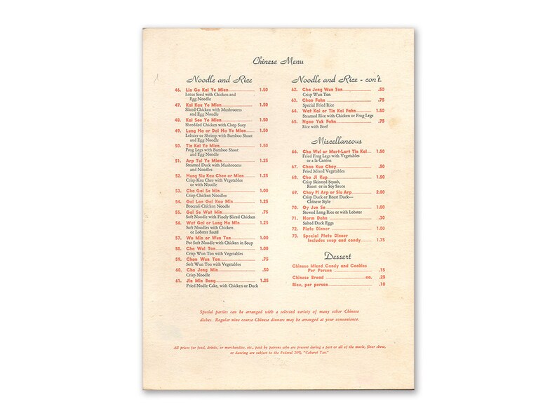 Restaurant Ephemera, Collectible Menu, Vintage Hawaii, Vintage Honolulu ...