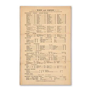 Vintage Menu, Movie Location, Souvenir Menu, Restaurant Ephemera ...