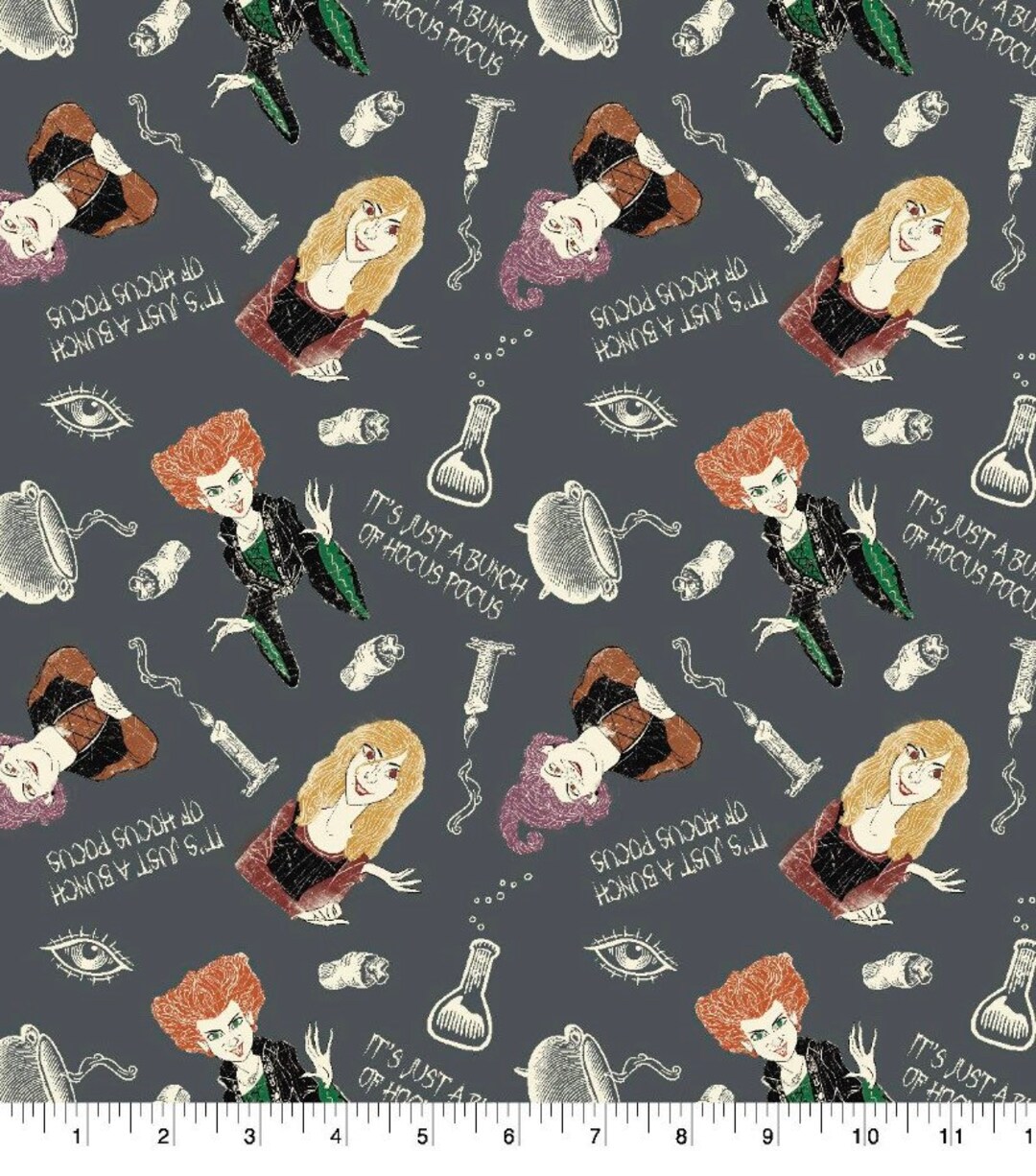 Hocus Pocus Cotton Fabric Potions Sold as Fat Quarters - Etsy