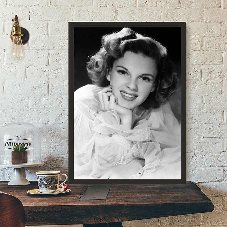 Judy Garland Poster Print on Silk Fabric Home Decor Unframed | Etsy
