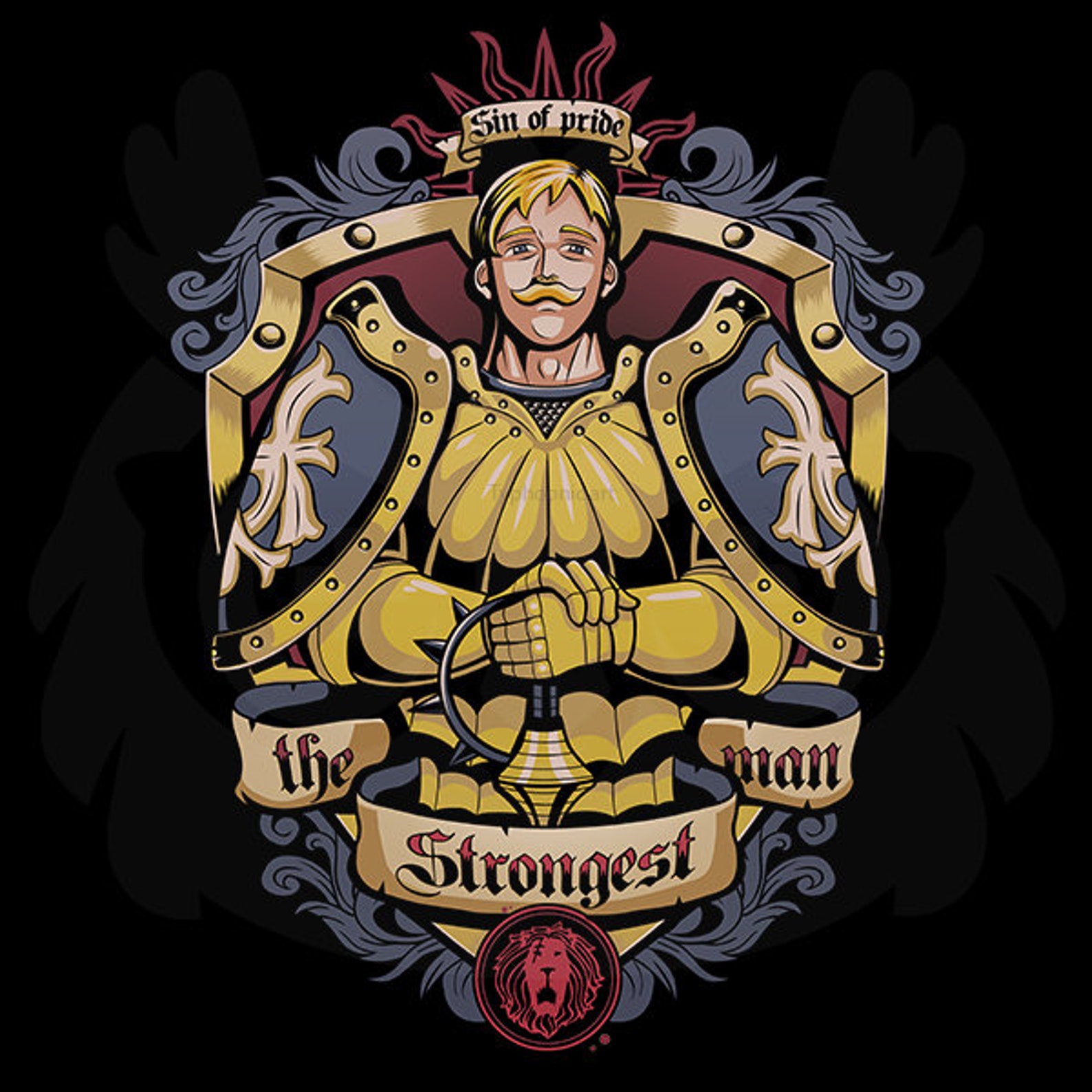 Escanor Pride of Seven Deadly Sins Nanatsu No Taizai - Etsy