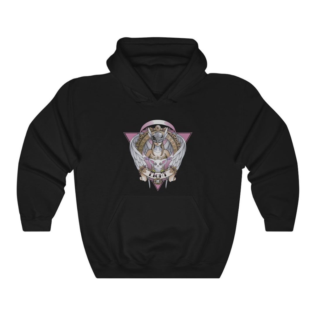 Angewomon Digimon of Light - Angel Wings - Cat Gatomon Hooded ...