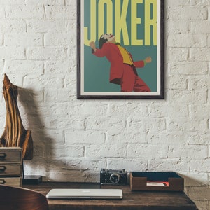 Graphic Design Poster | Minimalist Art | Joker - Etsy