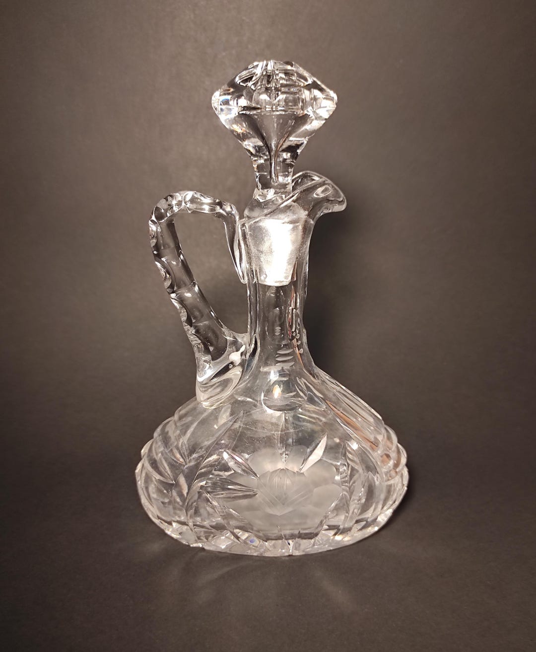 Small Antique Lead Crystal Decanter - Lead Crystal Decanter With ...