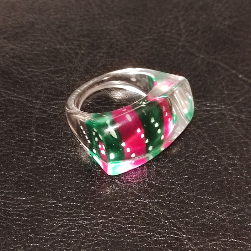 Lucite Ring - Etsy UK