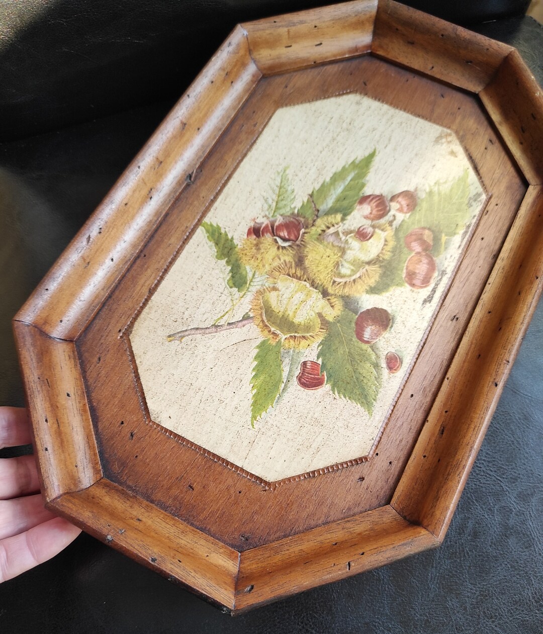 Vintage Wood Tray/vintage Style Breakfast Tray/old Wooden Tray With ...